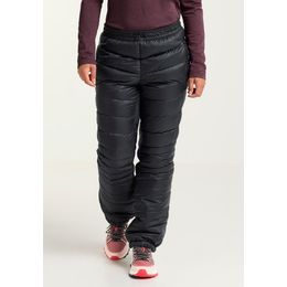Jack Wolfskin Damen Funktionshose "NEBELHORN DOWN PANTS W RDS", schwarz, Gr. S, Oberstoff: 100% POLYAMID; Kontrastmaterial 1: 100% POLYAMID ; Füllung