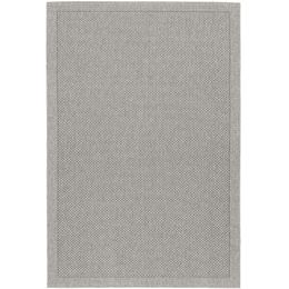 Teppich OTTO HOME, B:80cm H:7mm L:150cm, grau, Kunstfaser, Wohnzimmer, Teppiche, "Arona, Sisal-Optik mit Bord&uuml;re, auch f&uuml;r Balkon und Terrasse", In-