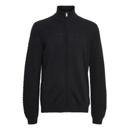 !Solid SOLID Herren Strickjacke "Strickjacke SDClive", schwarz, Gr. L, Obermaterial: 100% Baumwolle CO., Strickjacken