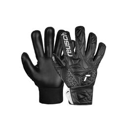 Reusch Kinder Torwarthandschuhe "Attrakt Starter Solid Junior", schwarz, Gr. 6, mehrfarbig, 28% Polyester, 8% Polypropylen, 5% Polyurethan, 1%