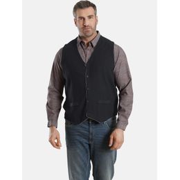 CHARLES COLBY Herren Strickweste "Strickweste KEVAN", blau, Gr. L, Obermaterial: 50% Baumwolle CO. 50% Polyacryl PAN., Westen