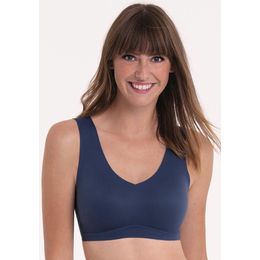 Damen Bralette "Essential", ANITA SINCE 1886, Gr. M, blau, Stoff, Obermaterial: 54% Polyamid, 46% Elasthan, Basic, BHs, herausnehmbarer Schale,