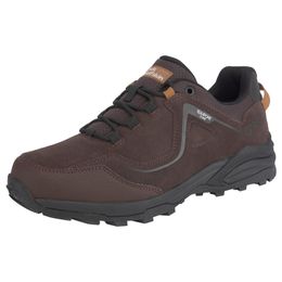 Jack Wolfskin Herren Wanderschuh "SUNSET HIKE TEXAPORE LOW M", Gr. 40, braun, Leder, Textil, Schuhe, wasserdicht, Trekkingschuh