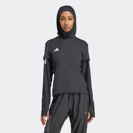 Damen Laufshirt "ADIZERO E TEE", schwarz, Gr. M, adidas Performance, Obermaterial: 100% Polyester, Shirts