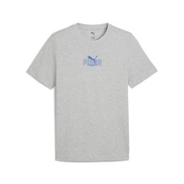 Puma Herren T-Shirt "Graphic Puma Wording T-Shirt Herren"light gray heather, Gr. XXL, bedruckt, Obermaterial: 100% Baumwolle; Rippe: 80% Baumwolle,