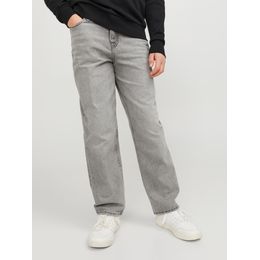 Jack & Jones Jungen Relax-fit-Jeans "JJICHRIS JJORIGINAL MF 928 NOOS JNR", grau, Basic, Gr. 140, JACK & JONES JUNIOR, unifarben, Denim/Jeans, Obermaterial: 100%
