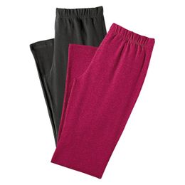 Damen Caprihose, VIVANCE ACTIVE BY LASCANA, Gr. 36, rosa, Single Jersey, Obermaterial: 95% Baumwolle, 5% Elasthan. Obermaterial 2: 60% Baumwolle, 35%