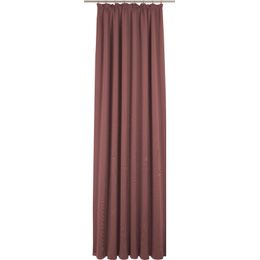 Vorhang Adam, B:145cm H:145cm, rot, Baumwolle (Bio-Baumwolle), Wohnzimmer, Gardinen, "Uni Collection light", aus 100% Bio-Baumwolle