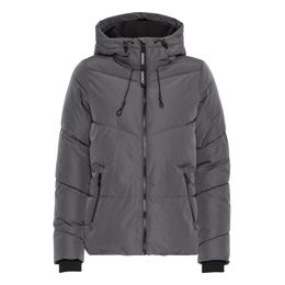 oxmo Damen Steppjacke "Steppjacke OXJuchena", grau, Gr. S, Obermaterial: 100% Polyester PES., Jacken