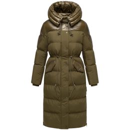 Navahoo Damen Steppmantel "Knusperherz 14", gr&uuml;n, Gr. XXL, Obermaterial 1: 100% Polyester. Obermaterial 2: 100% Nylon. Innenfutter: 100% Polyester.