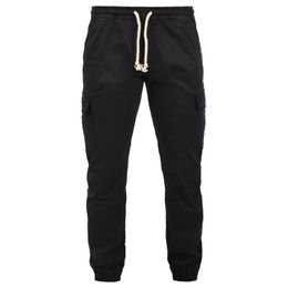 INDICODE Herren Cargohose "Cargohose IDAbbal", schwarz, Gr. M, Web, Obermaterial: 98% Baumwolle CO. 2% Elasthan EL., Hosen