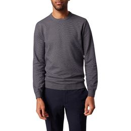 Pierre Cardin Herren Rundhalspullover "Strick RH", grau, Gr. L, meliert, Strick, Obermaterial: 100% Baumwolle, Pullover