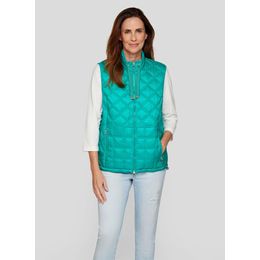 Rabe Damen Steppweste "Weste", gr&uuml;n, Gr. 44, unifarben, 100%Polyamid;100%Polyester, Westen