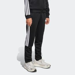 M&auml;dchen Sporthose "J HOT TIRO PT", schwarz-wei&szlig;, Gr. 140, adidas Sportswear, Obermaterial: 70% Polyester, 30% Baumwolle, Hosen