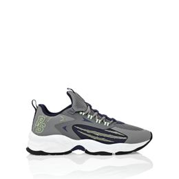 Plein Sport Damen Sneaker "Low-Top-Sneaker", Gr. 45, blau, Schuhe