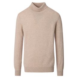 Casamoda Herren Rollkragenpullover "Casamoda Rollkragenpullover uni"beige, Gr. XXL, 80% Wolle, 20% NY, Pullover