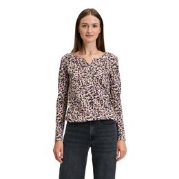 BETTY & CO BETTY & CO Damen Kurzarmshirt "Damen Casual-Shirt mit Gummizug", braun, Gr. XL, Obermaterial: 50% Baumwolle, 50% Modal., Shirts, Druck