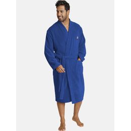 Hausanzug Jan Vanderstorm, blau, Obermaterial: 100% Baumwolle CO., Hausm&auml;ntel, "Bademantel JANNING"