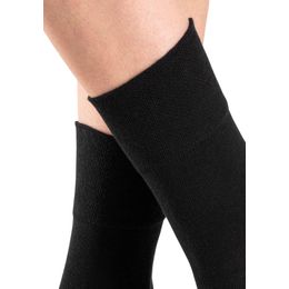 H.I.S. H.I.S Herren Socken "Diabetikersocken Damen Herren Socken", Gr. 39, bunt, Baumwolle, Elasthan, Polyamid, unifarben, Socken, mit Komfortbund auch f&uuml;r