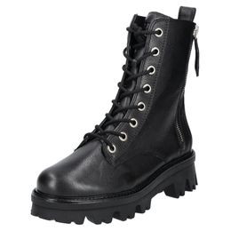Paul Green Damen Schn&uuml;rstiefelette "Paul Green Stiefelette Glattleder", Gr. 39, schwarz, Glattleder, Schuhe