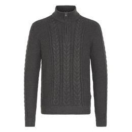 Blend Herren Troyer "Troyer BHBASIM"charcoal mix, Gr. L, Obermaterial: 50% Baumwolle CO. 47% Polyacryl PAN. 3% Nylon NY., Pullover