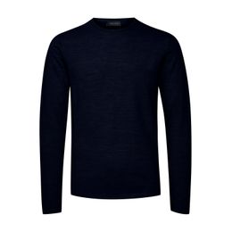 Casual Friday Herren Strickfleece-Pullover "Strickpullover CFKent", blau, Gr. S, Obermaterial: 50% Wolle WO. 50% Polyacryl PAN., Pullover