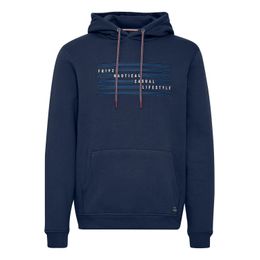 FQ1924 Herren Kapuzenpullover "Hoodie FQWilliam", grau, Gr. M, bedruckt, Obermaterial: 80% Baumwolle CO. 20% Polyester PES., Pullover