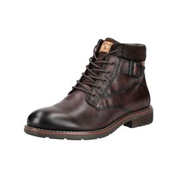 Pikolinos Herren Schn&uuml;rschuh "Pikolinos Stiefelette Leder", Gr. 41, braun, Leder, Schuhe