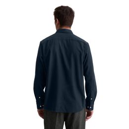 Marc O'Polo MARC O'POLO Herren Businesshemdmulti, schwarz navy, Gr. M, Web, Obermaterial: 100% Baumwolle, Hemden, sanft meliert