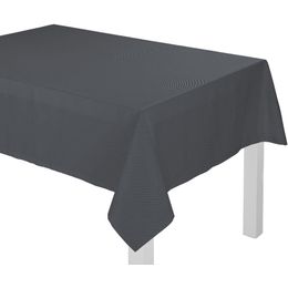 Tischdecke Adam, B:120cm L:120cm, blau, Bio-Baumwolle, Tischdecken, "Uni Collection", aus 100% Bio-Baumwolle