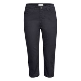 oxmo Damen 3/4-Jeans "3/4-Hose OXPam", schwarz, Gr. 36, Obermaterial: 68% Baumwolle CO. 29% Polyester PES. 3% Elasthan EL., Hosen