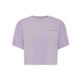 Plein Sport Damen T-Shirt "Scratch", lila, Gr. L, Obermaterial: 48% Modal, 47% Baumwolle, 5% Elasthan, Shirts