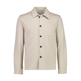 LINDBERGH Herren Blusenjacke, grau, Gr. XL, unifarben, Web, Obermaterial: 75% Polyester, 22% Viskose, 3% Elasthan. Futter: 95% Polyester, 5%