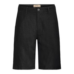 Blend Herren Shorts "Shorts BHBILLY Shorts", schwarz, Gr. S, Obermaterial: 55% Leinen LI. 45% Viskose CV., Hosen