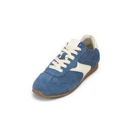Marc O'Polo MARC O'POLO Damen Sneaker "aus softem Veloursleder", Gr. 39, weiß, Obermaterial: 80% Leder, 20% Polyurethan, Schuhe