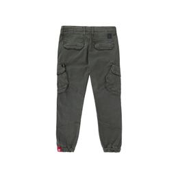 M&auml;dchen Cargohose "Combat Pant K", grau, Gr. 12, Alpha Industries, Obermaterial: 98% Baumwolle, 2% Elastan, Hosen