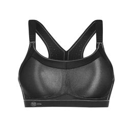 Anita Damen Sport-BH "Sport BH mit Schale Momentum Pro", Gr. 80, schwarz, Stoff, Obermaterial: 74% Polyamid PA. 11% Polyester PES. 8% Elasthan EL. 7%