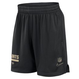 Nike Herren Sporthose "Nike Shorts New Orleans Saints Nike Dri-Fit Mesh"schwarz, Gr. L, 100% Polyester, Hosen