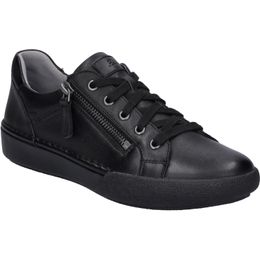 Josef Seibel Damen Sneaker "Claire 13, black-black", Gr. 41schwarz, schwarz, Obermaterial: 100% Rindsleder Leather cow., Schuhe