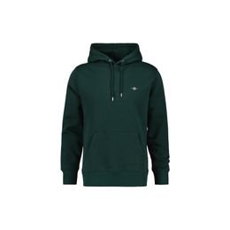 Gant Herren Sweatshirt "Sweatshirt REGULAR SHIELD HOODIE", gr&uuml;n, Gr. XXXL, Obermaterial: 78% Baumwolle CO. 22% Polyester PES., Sweatshirts