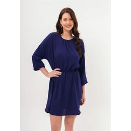 FRESHLIONS Damen Jerseykleid "Beth", blau, Gr. L, 100% Polyester, Kleider, mit rückenfreiem Design