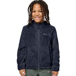 Jack Wolfskin M&auml;dchen Fleecejacke "NEPALI JACKET K", blau, Gr. 152, Oberstoff: 100% POLYESTER; Kontrastmaterial 1: 100% POLYESTER; Futter 1: 100%