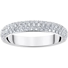 Thomas Sabo Damen Fingerring "Schmuck Silber 925 Ring", 60, Silber 925 (recycelt), 3,5mm, silber, Silber 925 (recycelt), Fingerringe, mit Zirkonia