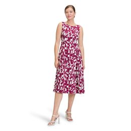 Vera Mont Damen Cocktailkleid "Damen Cocktailkleid mit Print", rot, Gr. 36, Obermaterial: 90% Polyester, 10% Elasthan. Futter: 100% Polyester.,