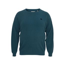 Blend Herren Strickpullover "Strickjacke BHBPullover", blau, Gr. 4XL, Obermaterial: 85% Polyester PES. 15% Polyamid PA., Strickjacken