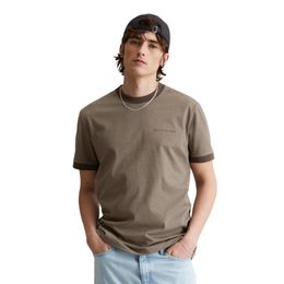 Marc O'Polo Herren T-Shirt, braun, Gr. XXL, MARC O'POLO DENIM, Single Jersey, Obermaterial: 100% Baumwolle, Shirts
