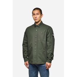 Herren Kurzarmshirt "HYNDE OVERSHIRT. Herren", gr&uuml;n, Gr. L, Weekend Offender, Softshell, 100% Baumwolle, Shirts, &Uuml;berhemd Herren, leichte Hemdjacke,