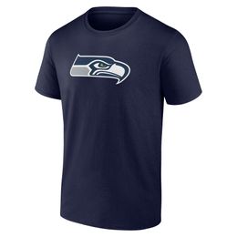 Fanatics Damen T-Shirt "Fanatics T-Shirt Seattle Seahawks Primary Logo Graphic", blau, Gr. L, 100% Baumwolle, Shirts