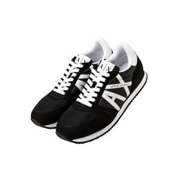 Armani Exchange Herren Sneaker "Sneaker", Gr. 41, schwarz, Obermaterial: 80% Textilmaterial TEXMAT. 20% Kunstleder synt.leather. Futter: 100%