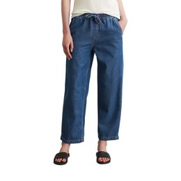 Marc O'Polo MARC O'POLO Damen Weite Jeans "aus TENCEL Lyocell-Mix", blau, Gr. XL, unifarben, Obermaterial: 76% Lyocell, 24% Baumwolle, Jeans